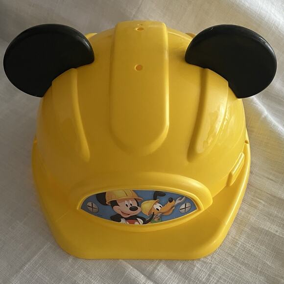 Disney | Costumes | Disney Mickey Mouse Ears Yellow Construction Hard ...
